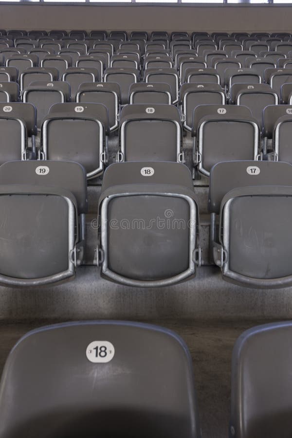 Folding chair row editorial photography. Image of seat - 47384477