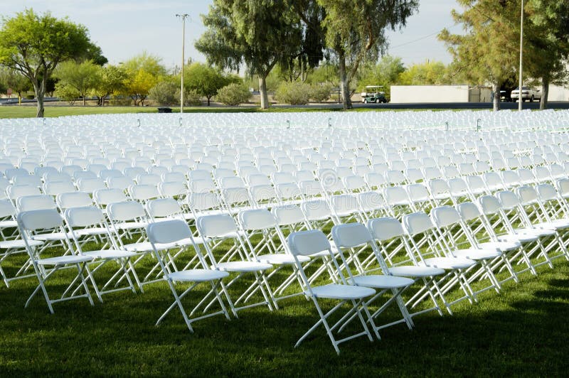 Folding Chairs 1 stock photo. Image of audience, ceremony - 768846