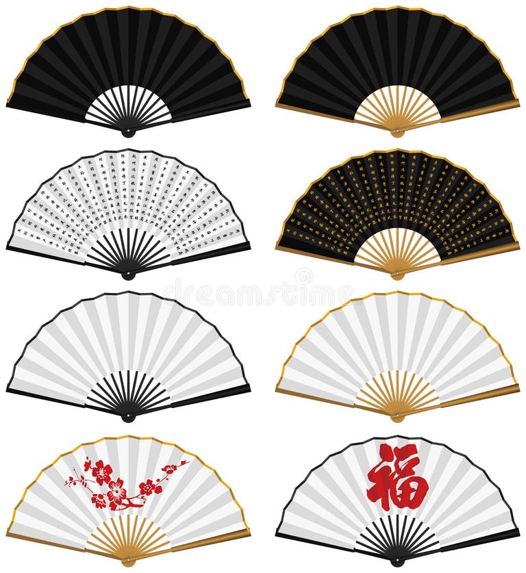 Folding Paper Fans Stock Illustrations – 994 Folding Paper Fans Stock ...
