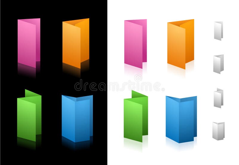 Folding Icons stock vector. Illustration of template - 10744040
