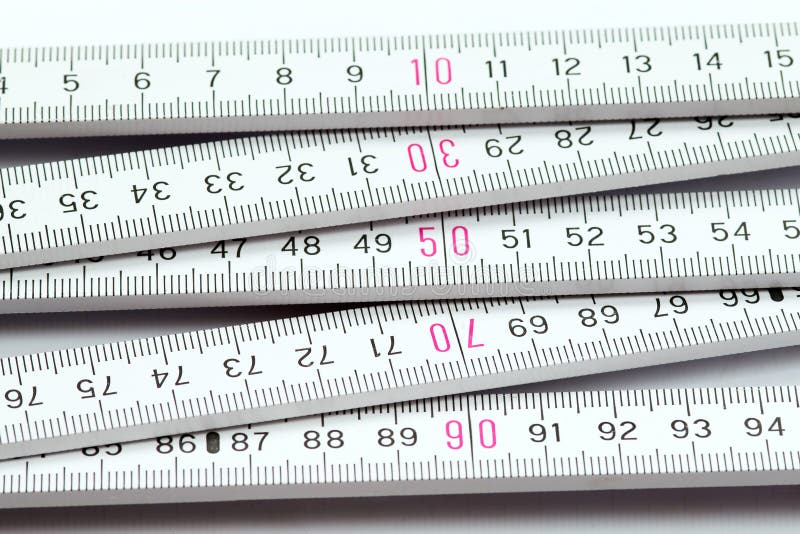 Folding meter rule stock image. Image of accuracy, mensuration - 40629393