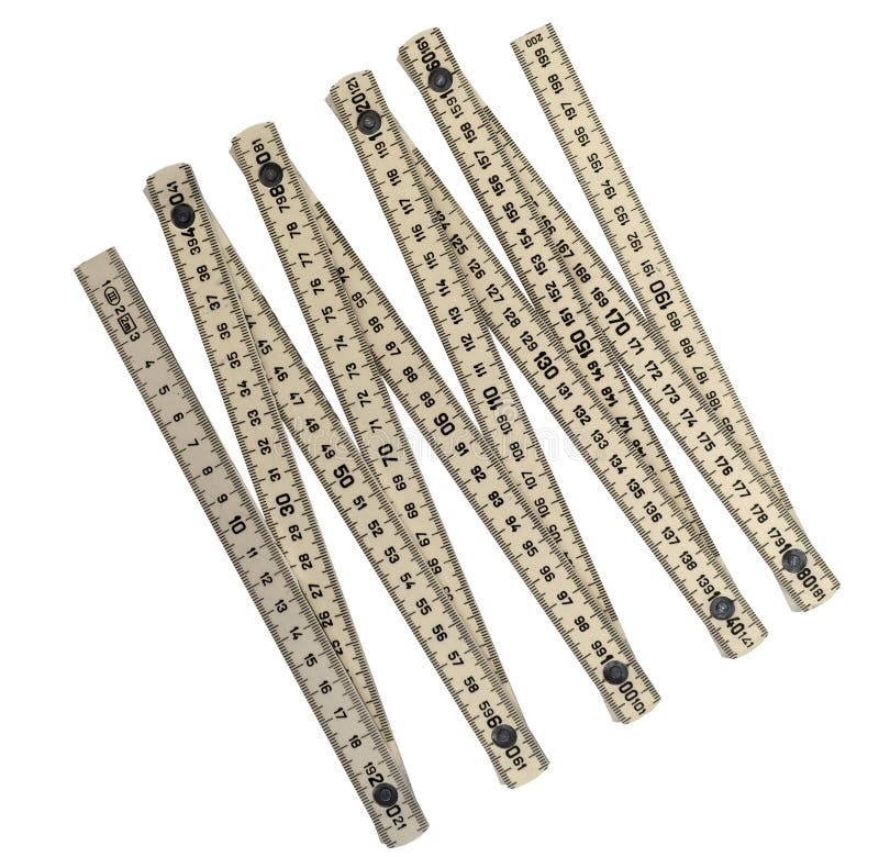 Folding meter ruler stock photo. Image of meter, carpentry - 131079230
