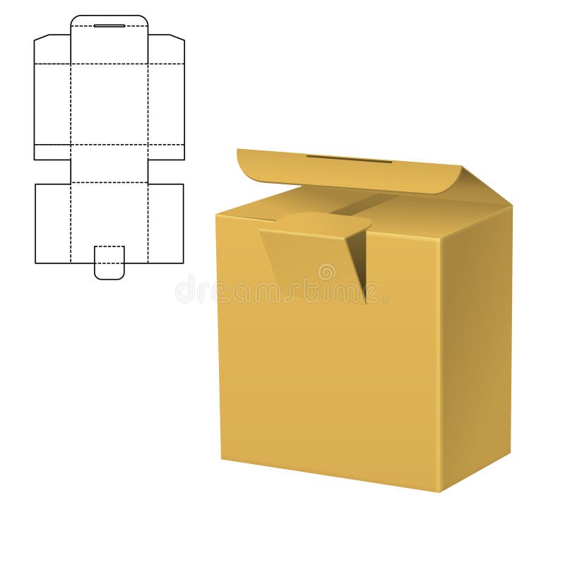 Folding Pack 30 stock vector. Illustration of layout - 108974946