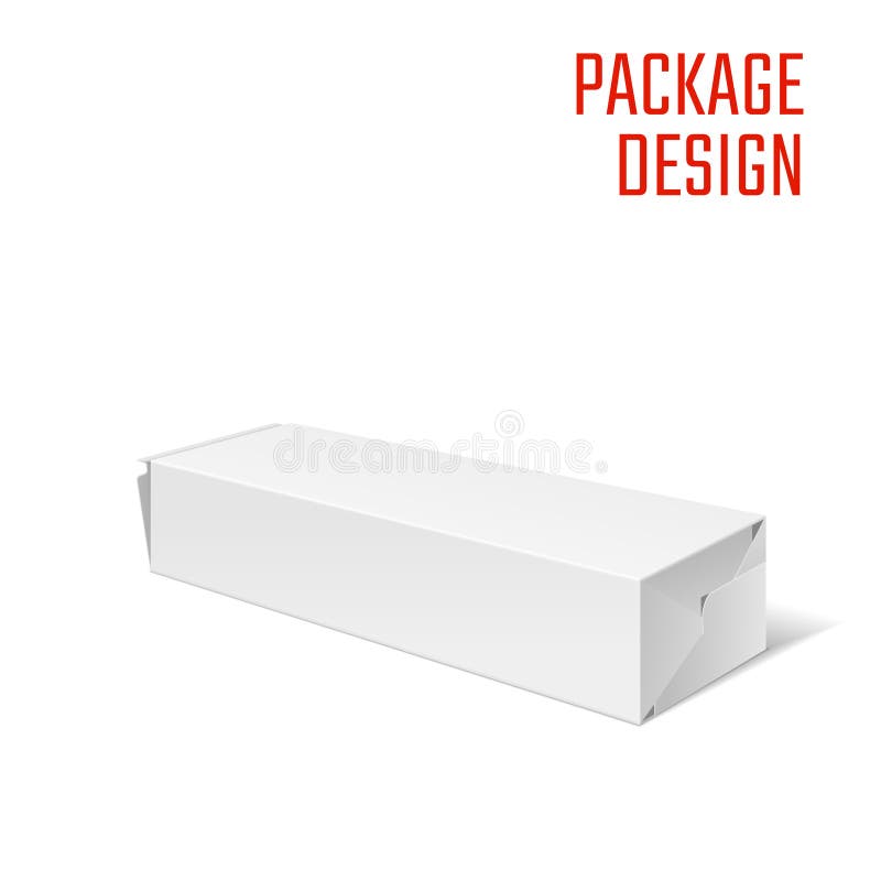 Folding Pack white stock vector. Illustration of retail - 89360936
