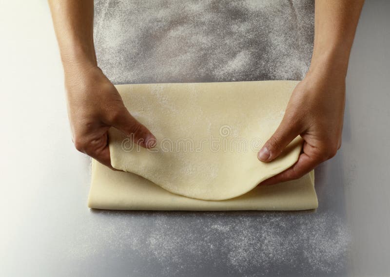 Folding the pastry stock photo. Image of cake, classical - 23702418