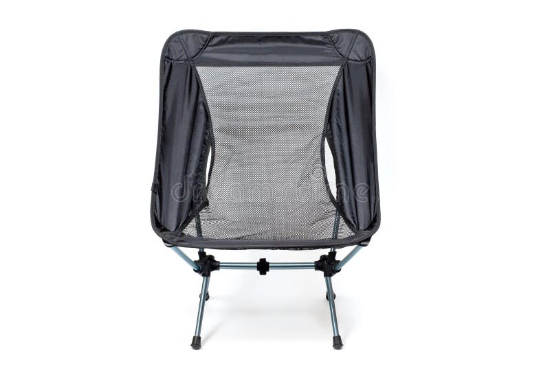 Folding Quick-assembled Lightweight Travel Chair on a White Background ...