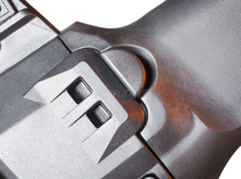 Folding rifle stock button stock image. Image of orange - 90363737