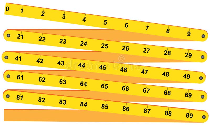 Folding rule stock vector. Illustration of work, carpenter - 38289436