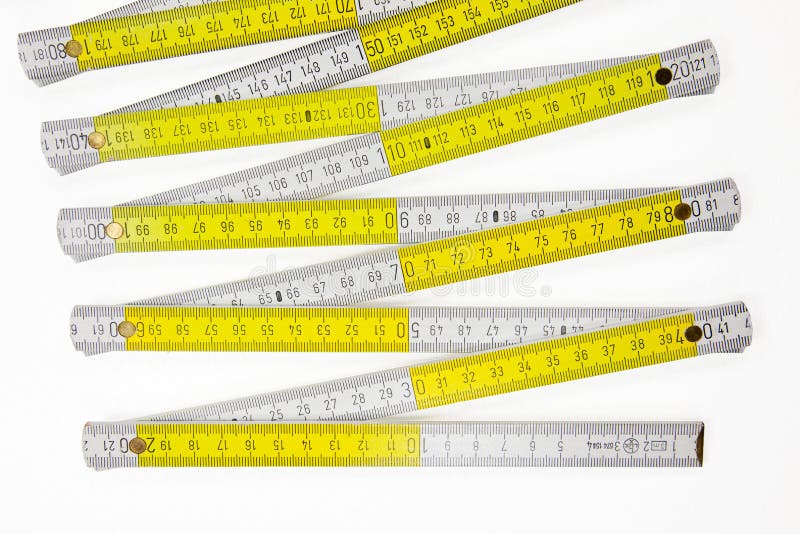 Folding rule stock photo. Image of centimeter, tools - 11614534