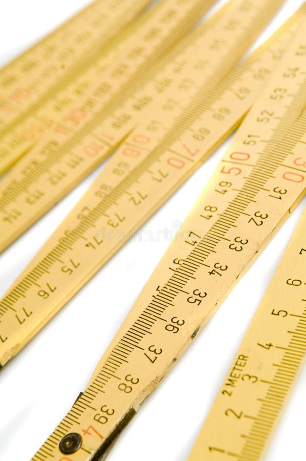 Folding ruler stock image. Image of measurement, measure - 14822611