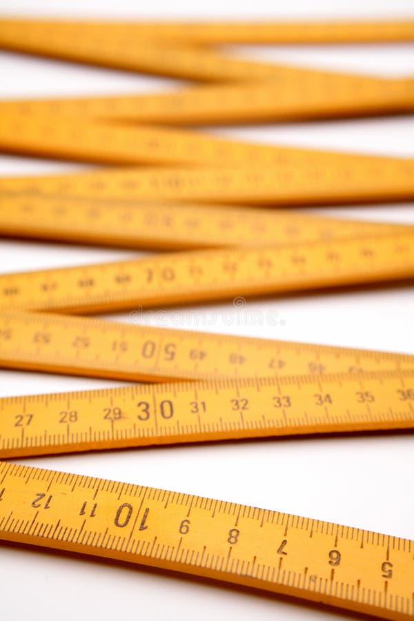 Folding ruler stock photo. Image of measurement, white - 3525772