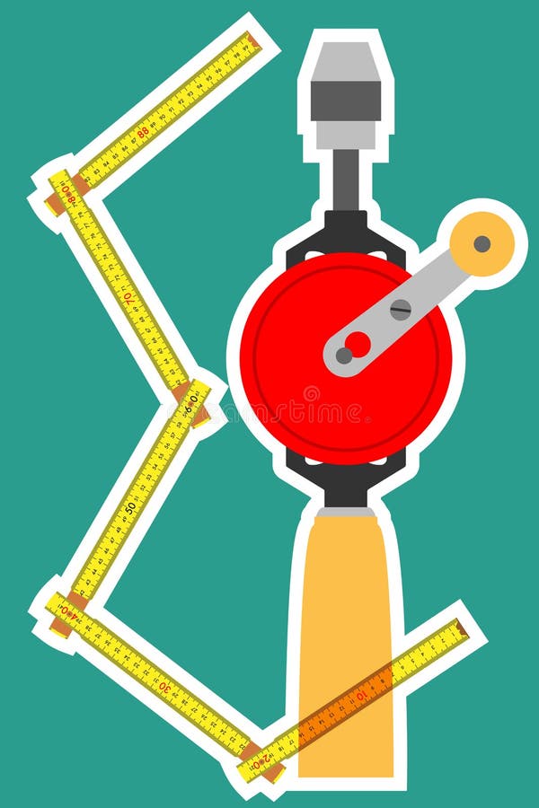 Metal Folding Rule Stock Illustrations – 128 Metal Folding Rule Stock ...