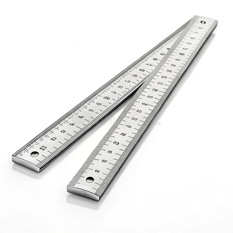 Folding Ruler Isolated on White Background Stock Illustration ...