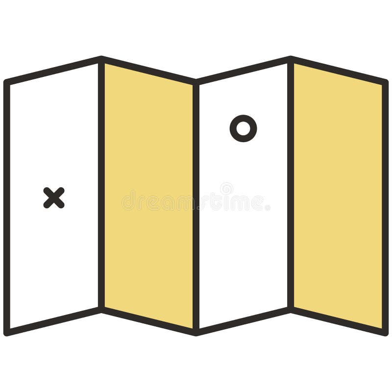 Folding Screen Icon Smart Home Flat Vector Design Stock Vector - Illustration of home, folding ...