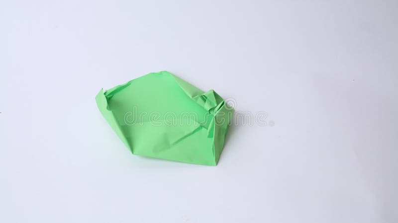 Folding of Several Pieces of Paper. Stop Stock Footage - Video of ...