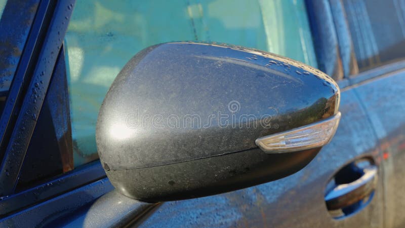 Folding the Side Mirrors of the Car. Side Mirror of the Car, Fold or ...