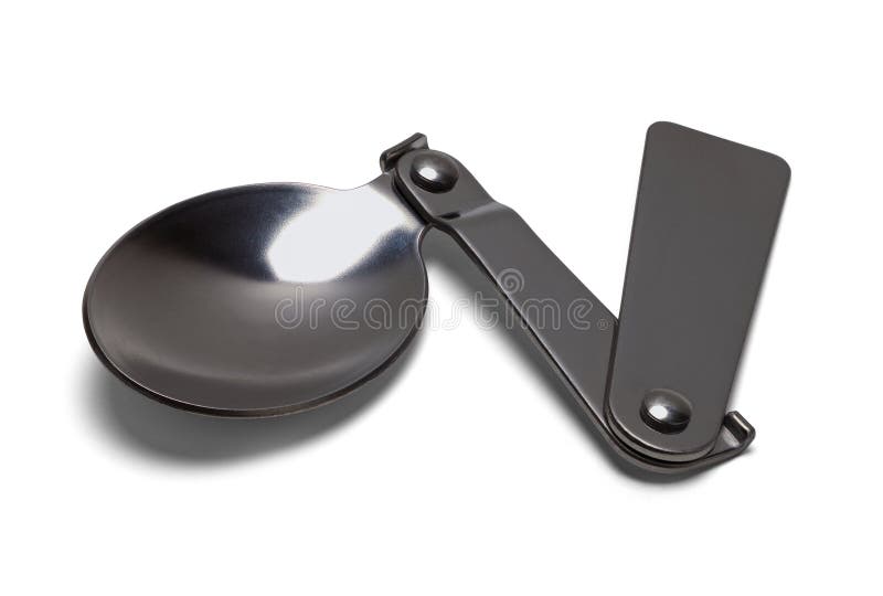 Folding Spoon stock image. Image of stainless, camping - 313049825