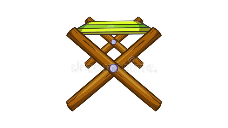 Folding Table Line Icon Animation Stock Video - Video of office, tent ...