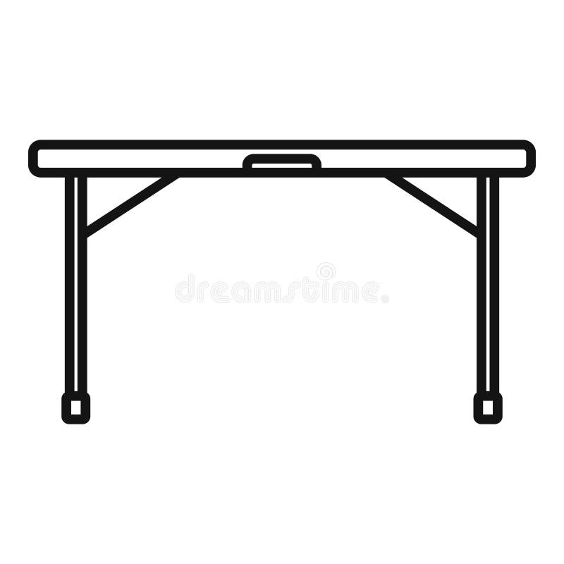 Plastic Table Chair Outline Stock Illustrations – 195 Plastic Table ...