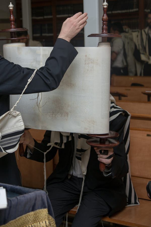 Folding of a Torah scroll stock photo. Image of kesef - 34932134