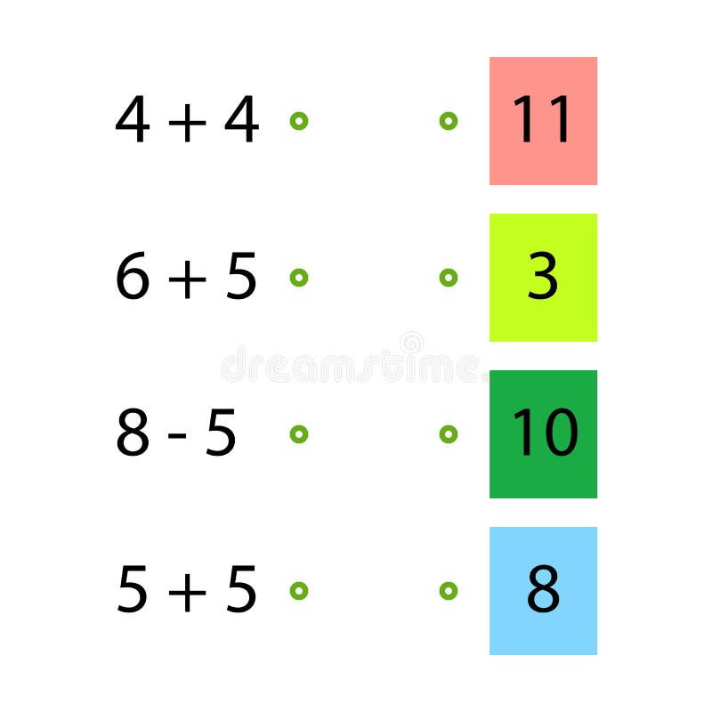 Missing Numbers Addition Stock Illustrations – 344 Missing Numbers ...