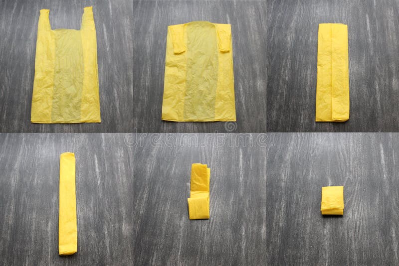 Organization of Plastic Bags, Folding Way To Keep Order in the House ...