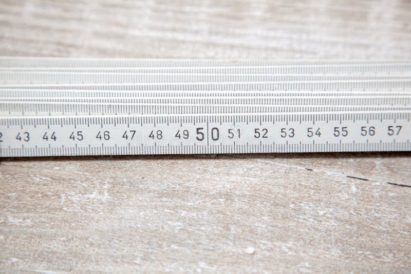 Folding yardstick Closeup stock image. Image of plank - 36514803