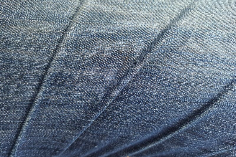 Folds on a Pair of Blue Jeans that Form an Abstract Pattern Stock Photo ...