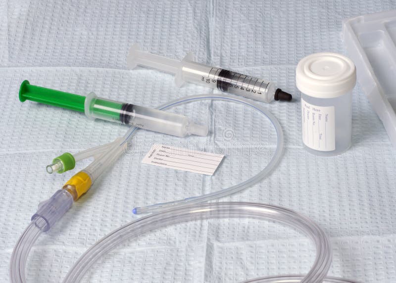 Foley kateter fotografering för bildbyråer. Bild av sterilt - 36596629