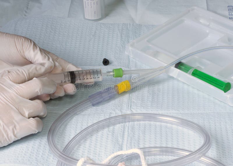 Foley kateter fotografering för bildbyråer. Bild av sterilt - 36596629