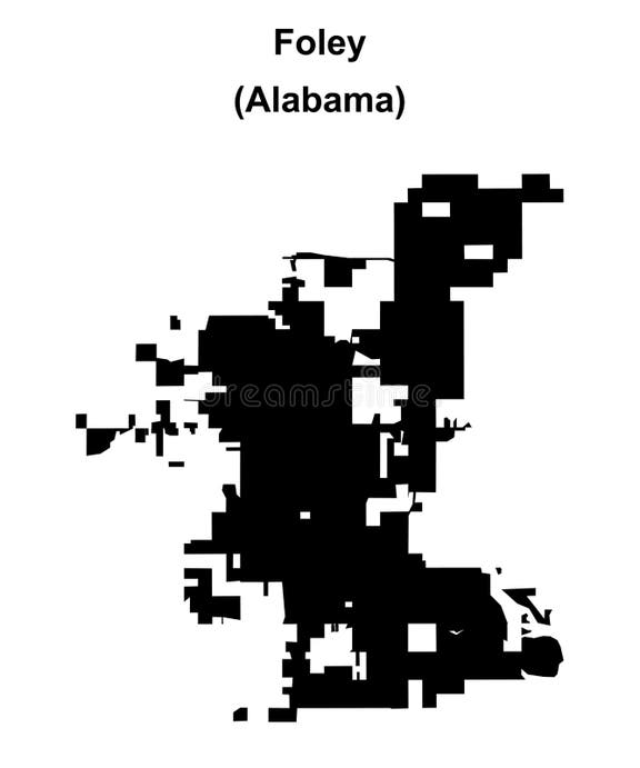 Foley outline map stock vector. Illustration of foley - 357147715