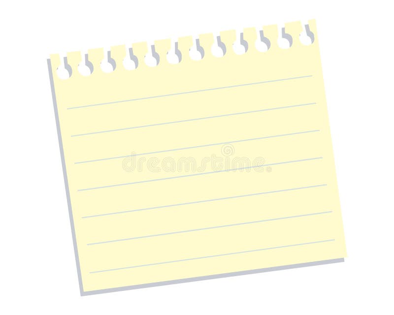 Folha de um papel ilustração do vetor. Ilustração de original - 14798495