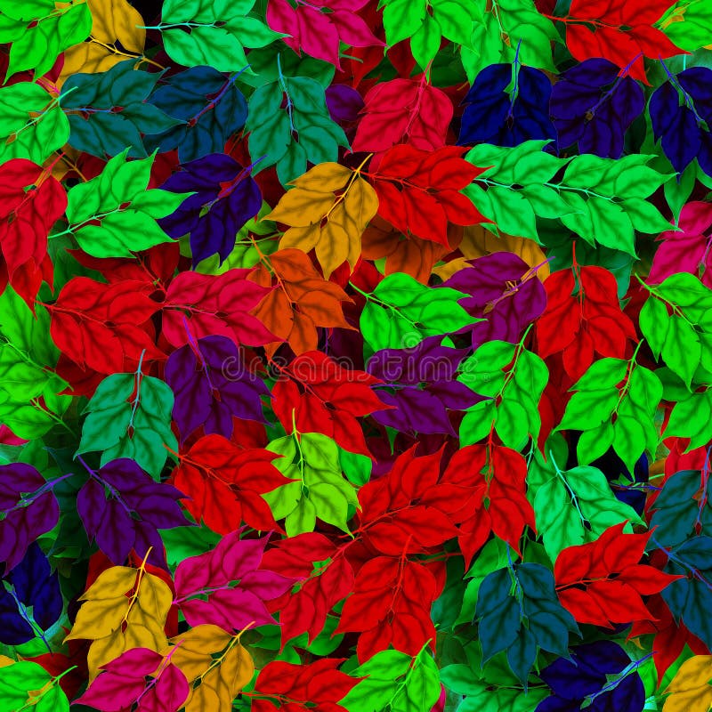 Folhas coloridas ilustração stock. Ilustração de registo - 11646147