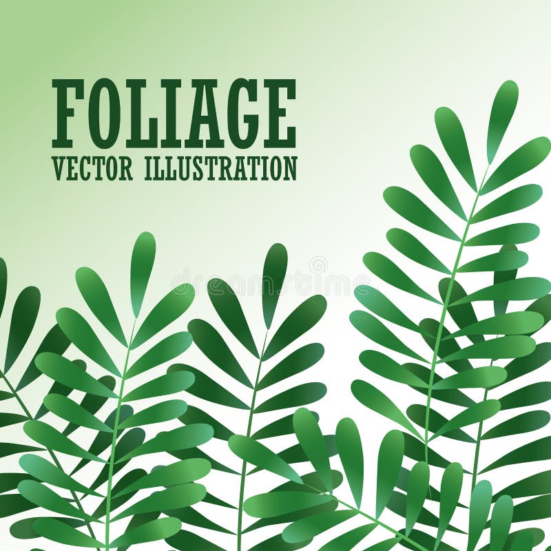 Foliage icon design stock vector. Illustration of flora - 68271084