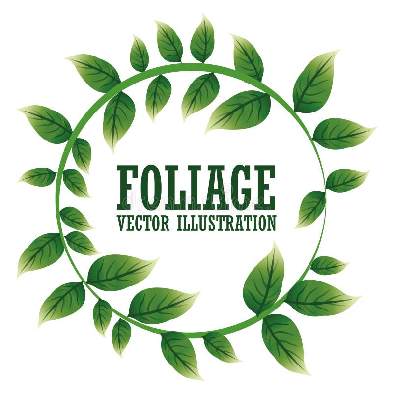 Foliage icon design stock vector. Illustration of clipart - 68271185