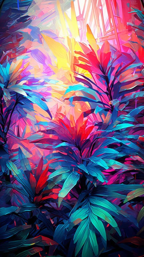 Foliage Material Structure Background Stock Illustration - Illustration ...