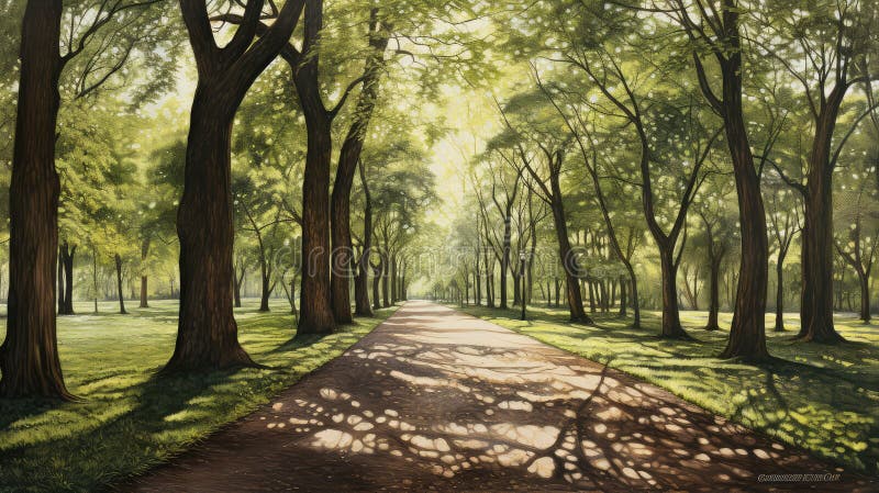 Foliage overhead trees stock image. Image of sunlight - 361946277