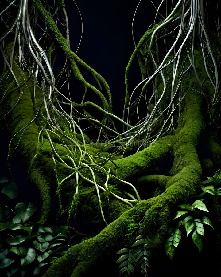 Foliage and roots of trees stock image. Image of asia - 317364065