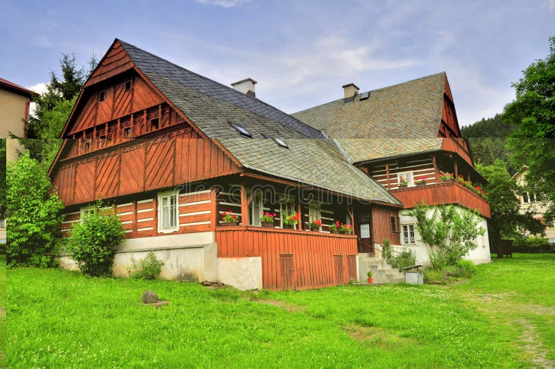 Folk architecture stock image. Image of landscape, timber - 25107291