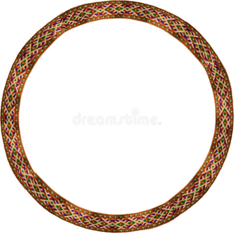 4+ Circle frame fabric isolated Free Stock Photos - StockFreeImages