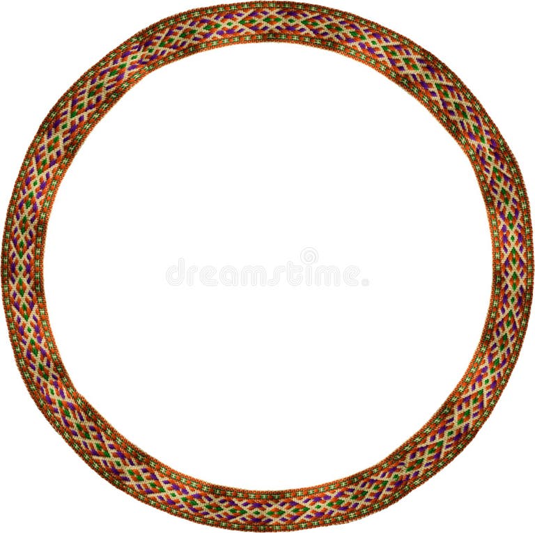 Folk circle frame stock photo. Image of european, frame - 11432598
