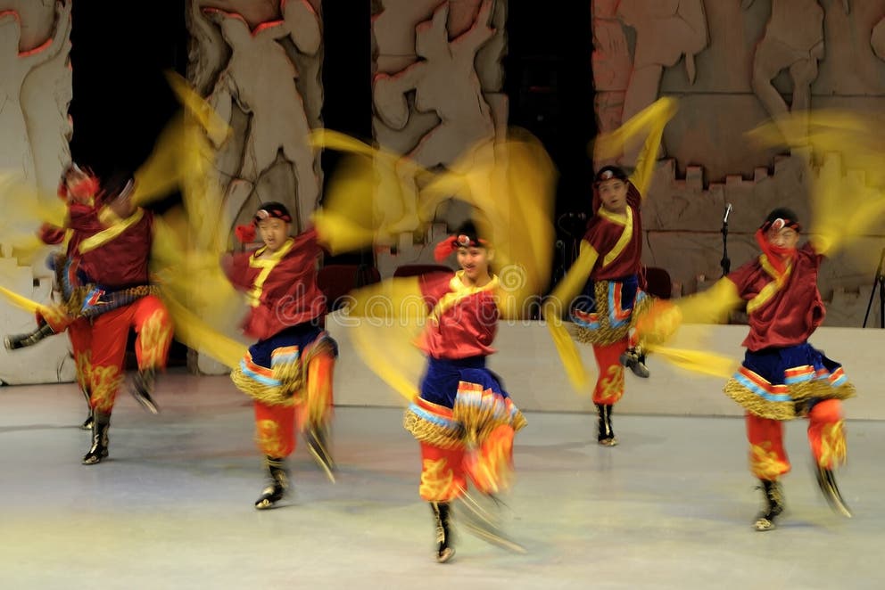 Folk dance performance editorial stock image. Image of historical ...
