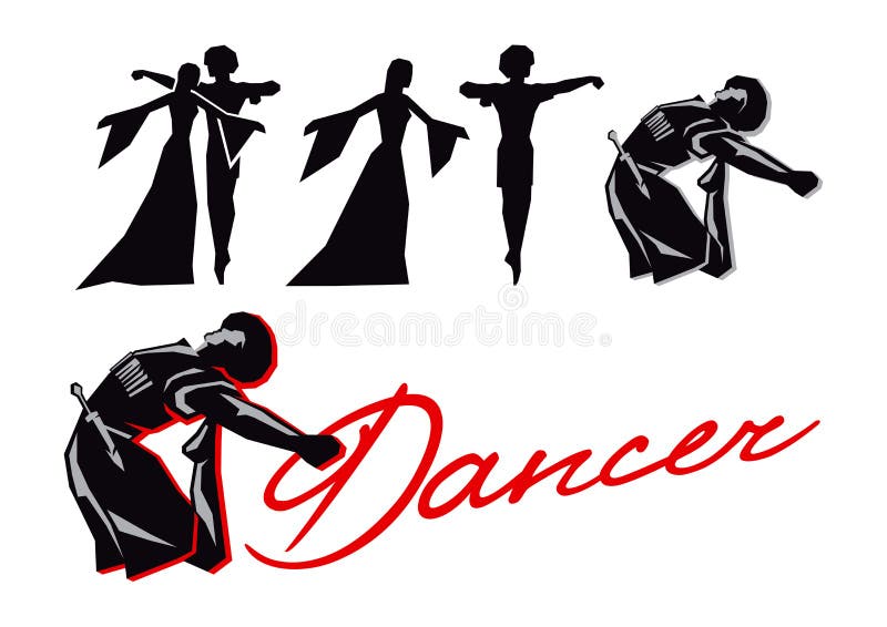 Folk Dances of the Peoples of the Caucasus Stock Vector - Illustration ...
