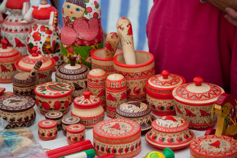 Folk Decoration, Nordic Russian Style Design Stock Image - Image of ...