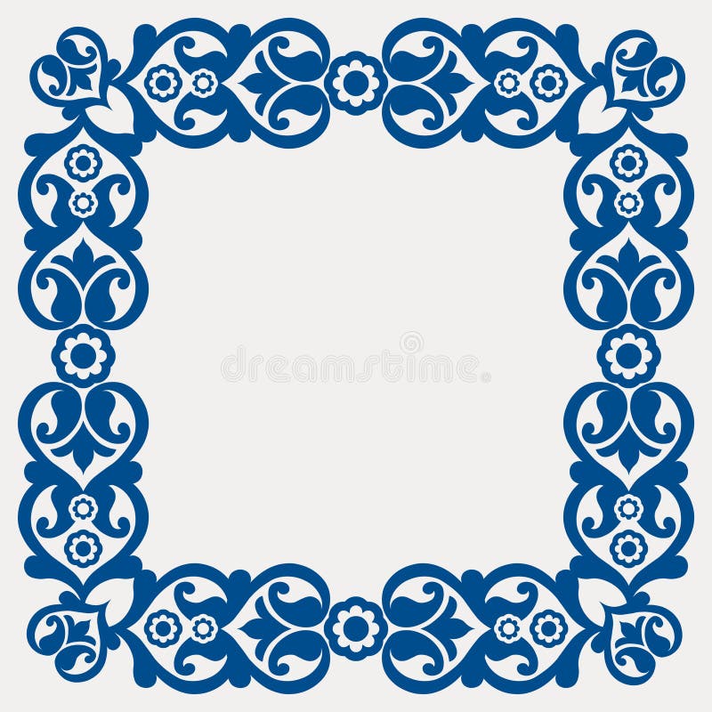 Folklore ornament stock vector. Illustration of ethnicity - 45549401
