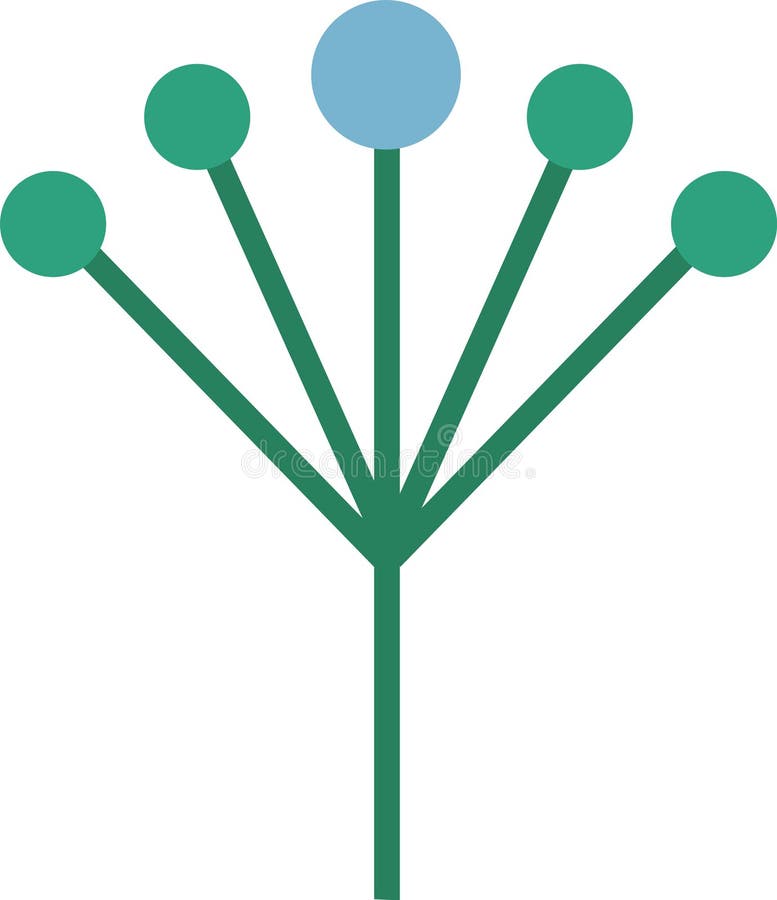 Folk Flower Bud stock vector. Illustration of colorful - 354857036