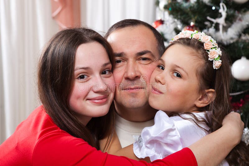 Folk Moderskap Familj Jul Och Adoptionbegrepp Lycklig Moder Och