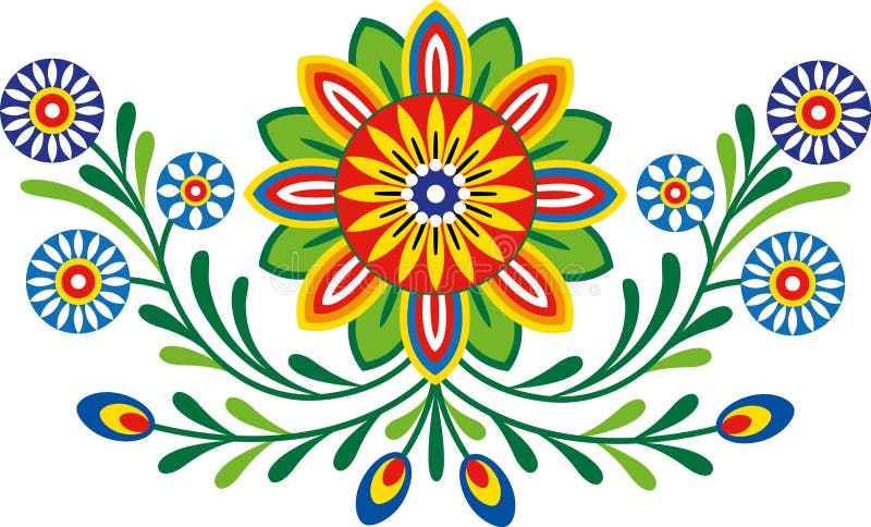 Folklore Ornaments from Slovakia Stock Vector - Illustration of ethnic ...