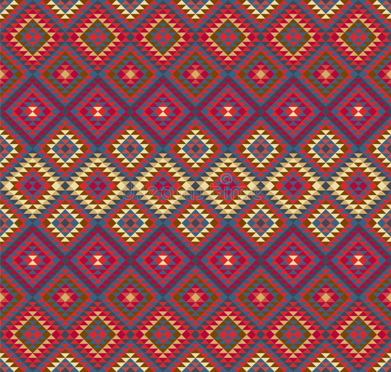 Sindhi Ajrak Pattern stock vector. Illustration of element - 38813003