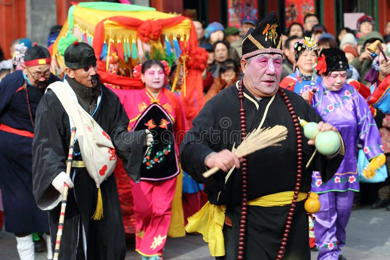 Folk performance editorial image. Image of festival, china - 37614395